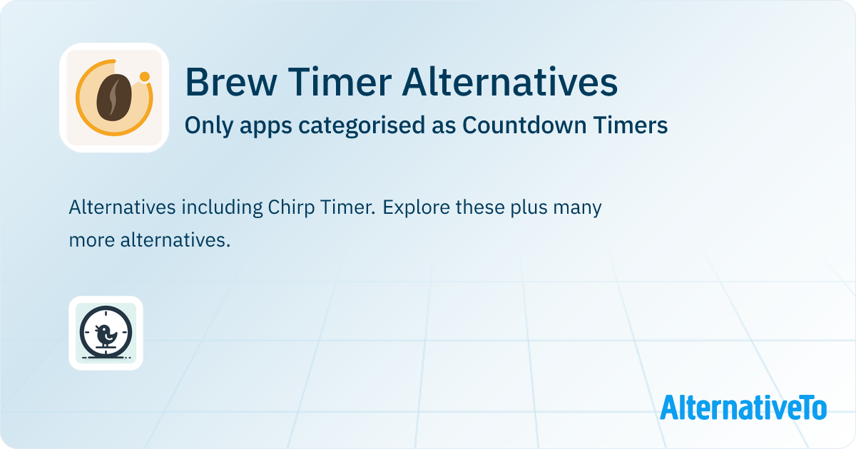 Brew Timer Alternatives: Top 1 Countdown Timers | AlternativeTo