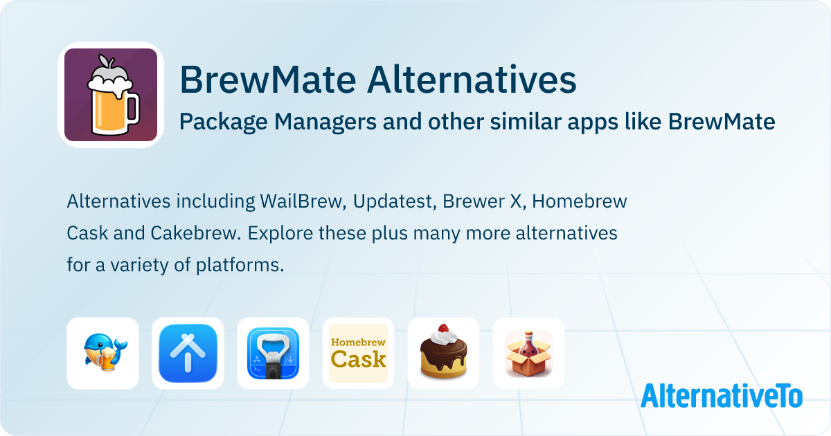 BrewMate Alternatives: Top 10 Package Managers & Similar Apps ...
