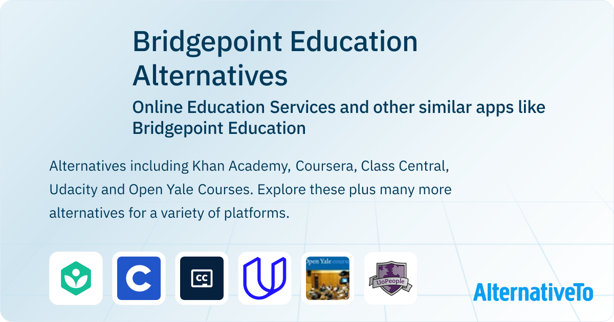 Bridgepoint Education Alternatives: Top 12 Online Education Services ...