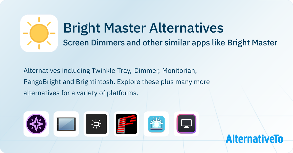 Bright Master Alternatives: Top 19 Screen Dimmers & Similar Apps ...