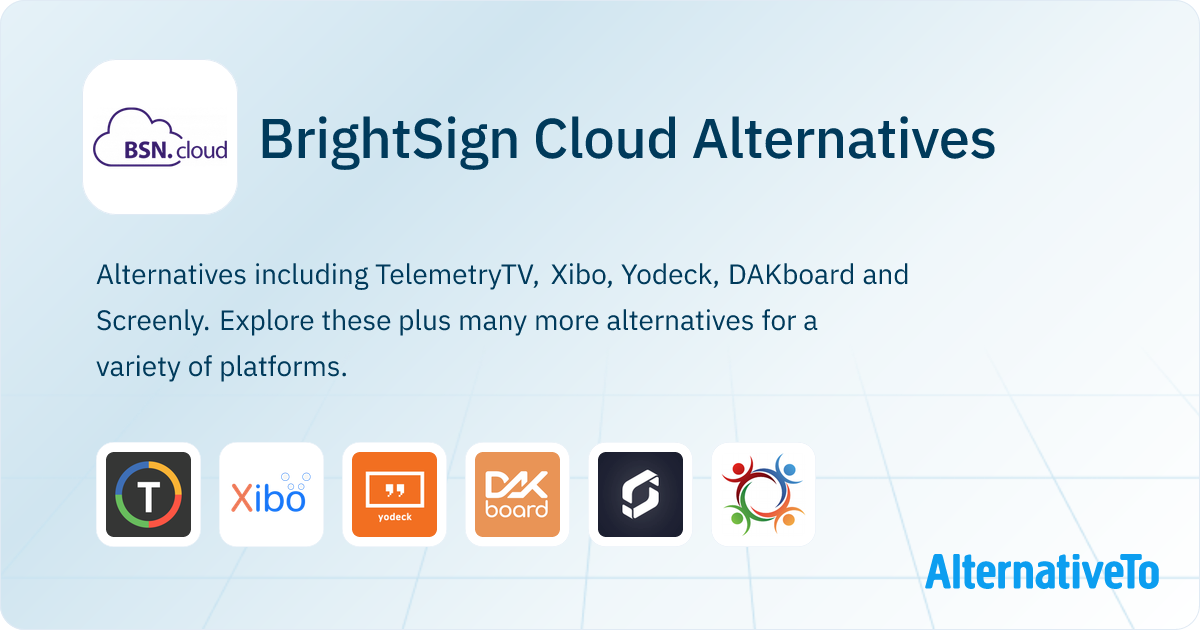 BrightSign Cloud Alternatives - Explore Similar Sites & Apps ...