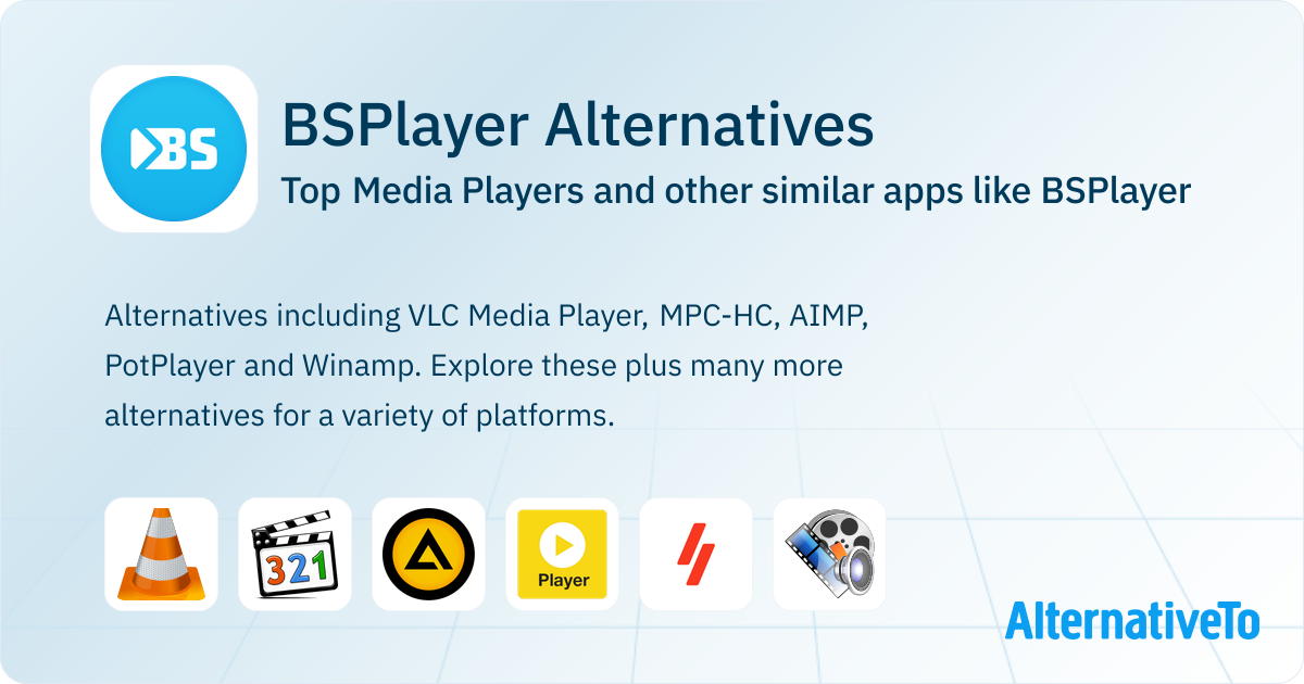 Great BSPlayer Alternatives: Top Media Players in 2025 | AlternativeTo