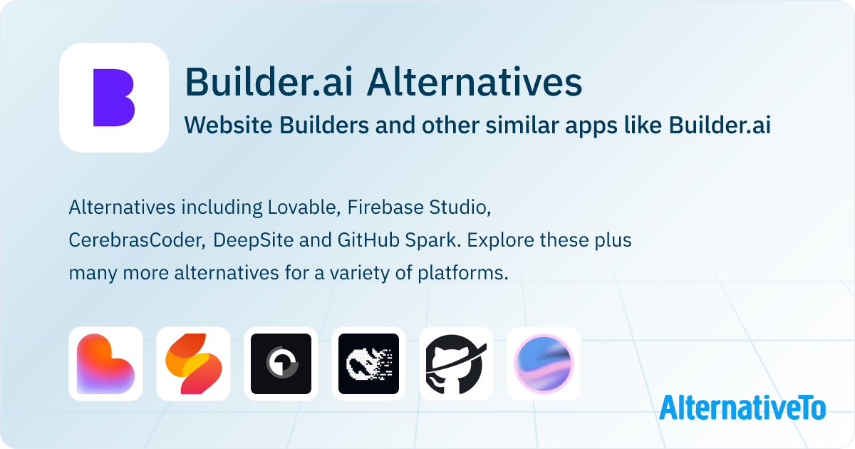 Builder.ai Alternatives: Top 12 Website Builders & Similar Apps | AlternativeTo