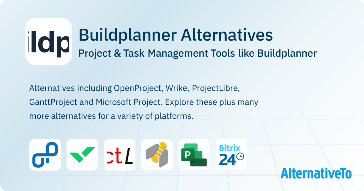 Buildplanner Alternatives: Top 12 Project Management Tools | AlternativeTo