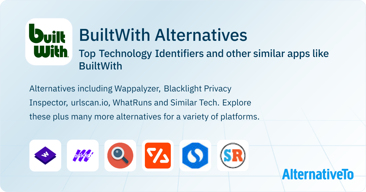 Great BuiltWith Alternatives: Top Technology Identifiers in 2025 ...