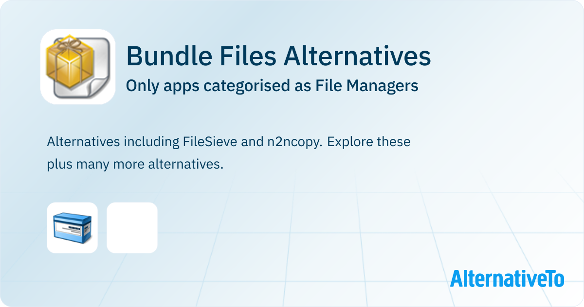 Bundle Files Alternatives: Top 2 File Managers | AlternativeTo