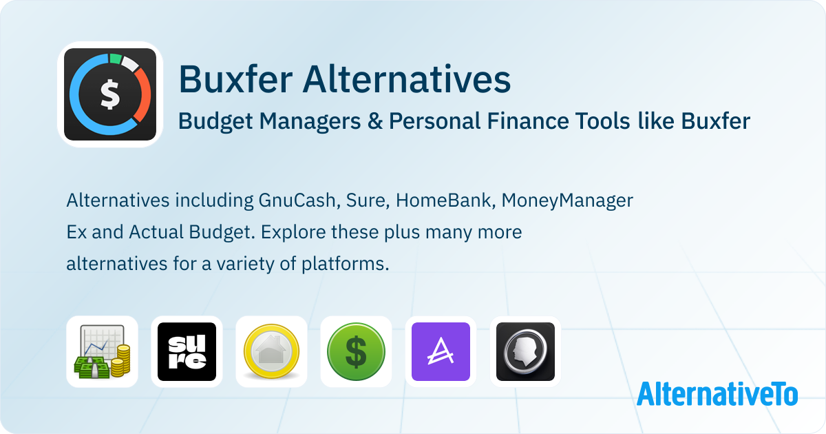 Buxfer Alternatives: Top 12 Budget Managers | AlternativeTo