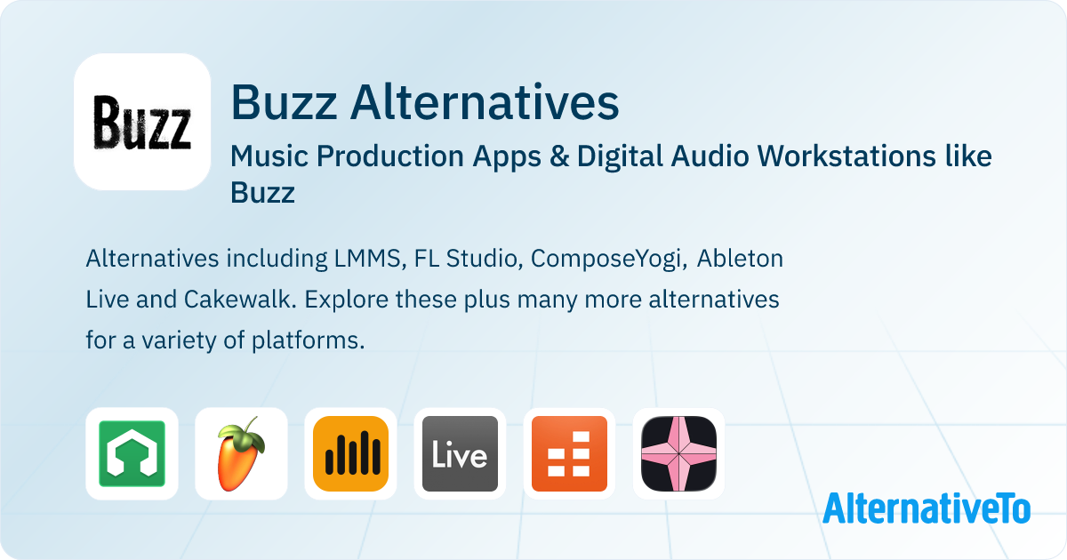 Buzz Alternatives: Top 12 Music Production Apps | AlternativeTo