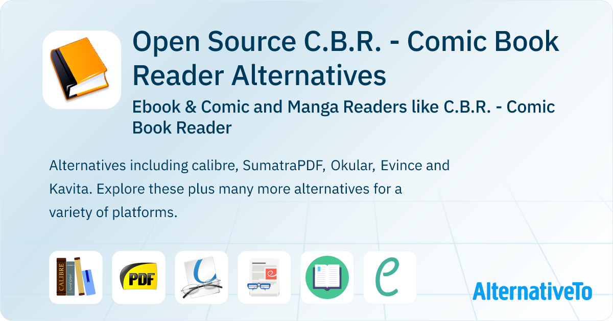 Open Source C.B.R. - Comic Book Reader Alternatives: Top 12 Ebook ...
