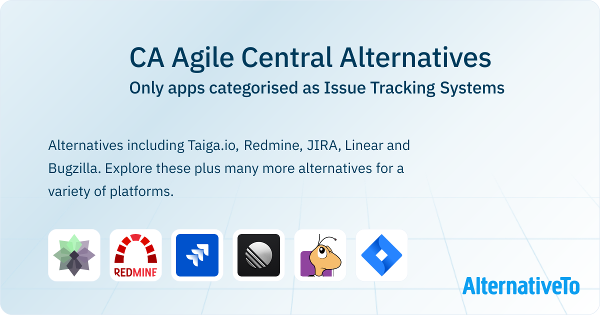 CA Agile Central Alternatives: Top 12 Issue Tracking Systems ...