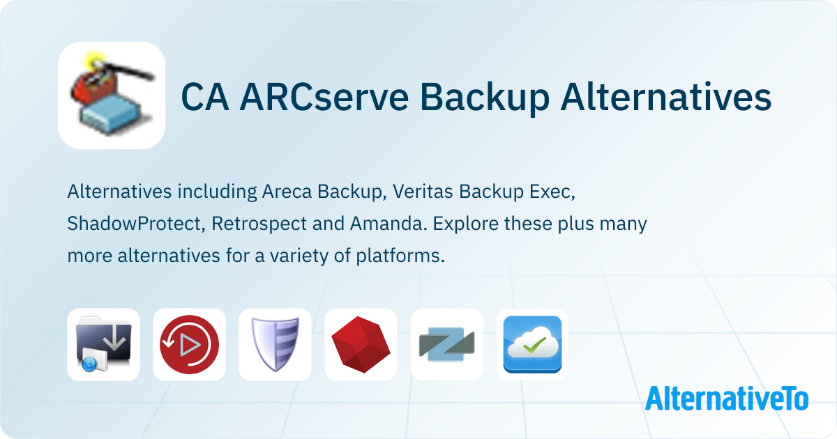 CA ARCserve Backup Alternatives - Explore Similar Software | AlternativeTo
