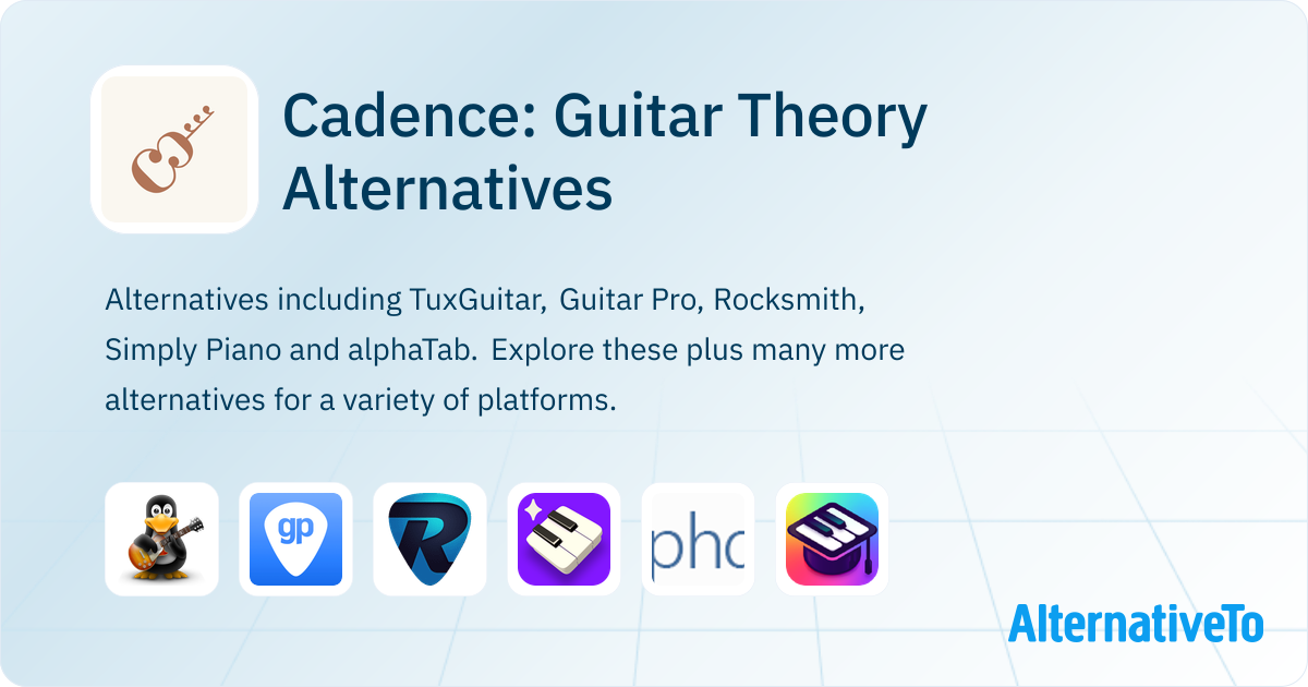 Cadence: Guitar Theory Alternatives - Explore Similar Apps | AlternativeTo