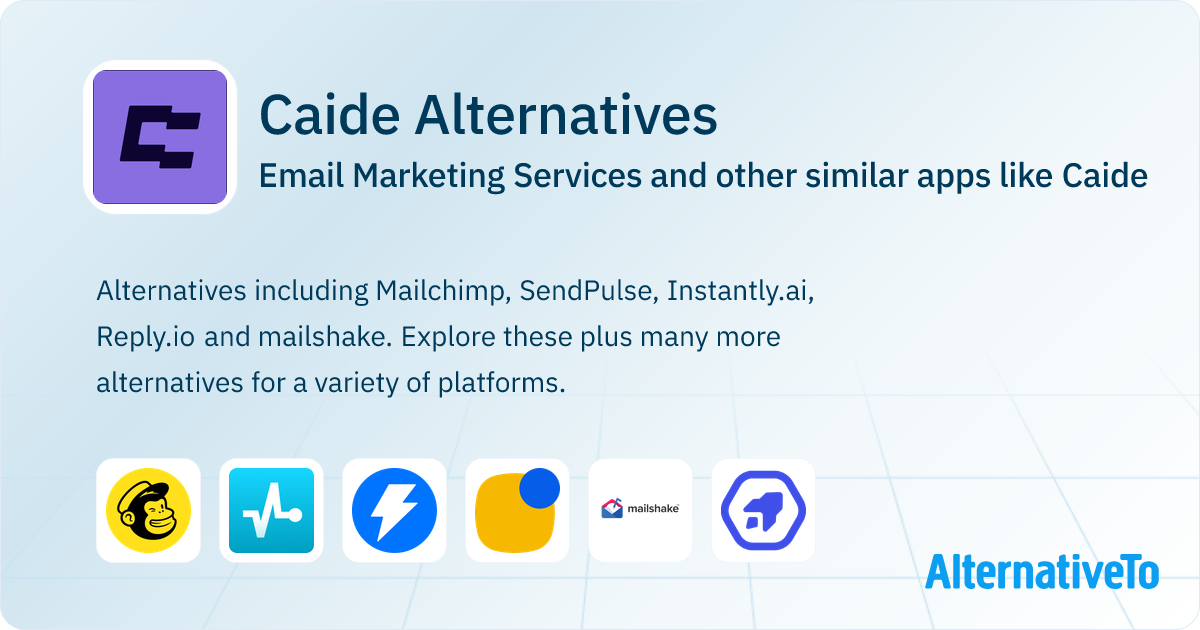 Caide Alternatives: Top 12 Email Marketing Services & Similar Websites ...
