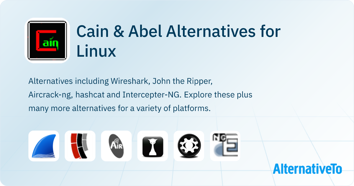 Cain & Abel Alternatives for Linux | AlternativeTo