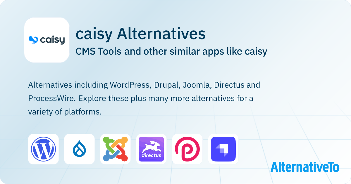 caisy Alternatives: CMS Tools & Similar Apps - Page 2 | AlternativeTo