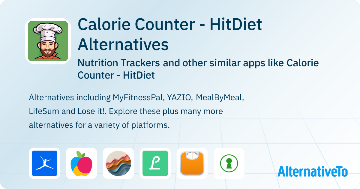 Calorie Counter - HitDiet Alternatives: Top 7 Nutrition Trackers ...