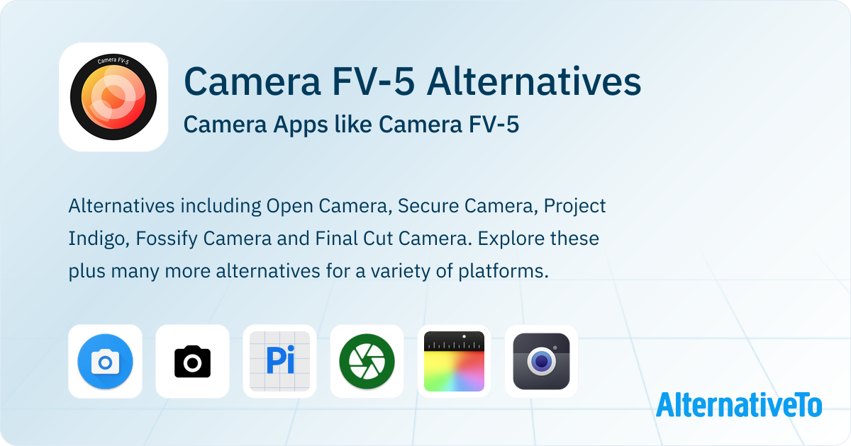 Camera FV-5 Alternatives: Top 12 Camera & Similar Apps | AlternativeTo