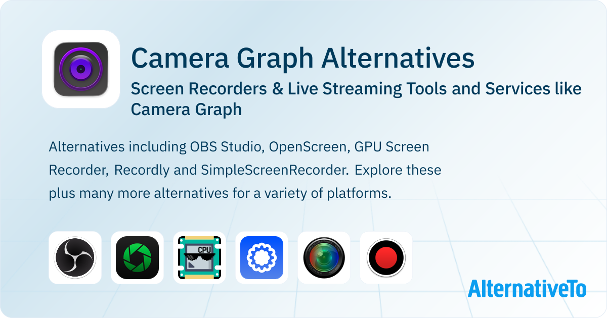 Camera Graph Alternatives: Top 12 Screen Recorders | AlternativeTo