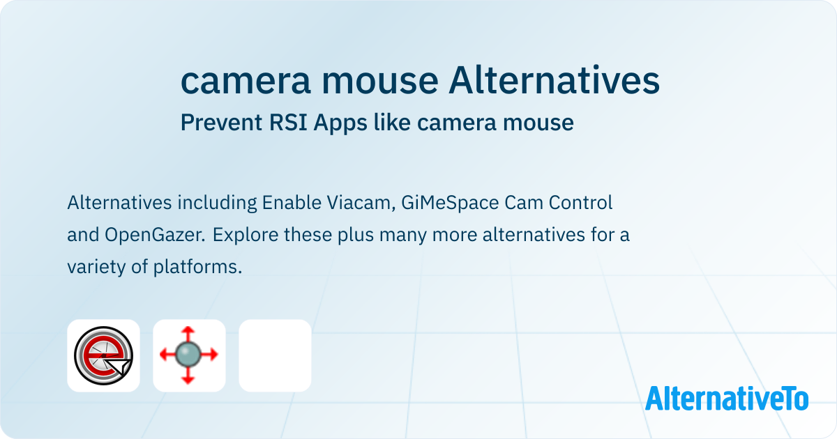 camera mouse Alternatives: Top 3 Prevent RSI & Similar Apps | AlternativeTo