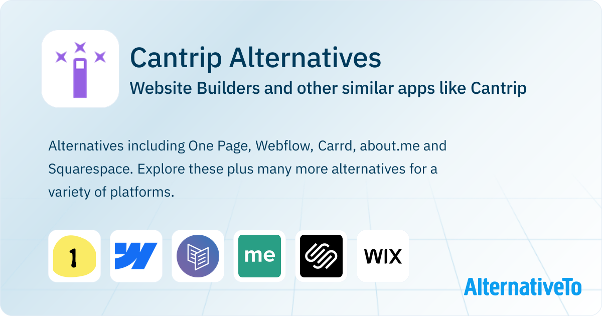 Cantrip Alternatives: Top 14 Website Builders & Similar Websites ...