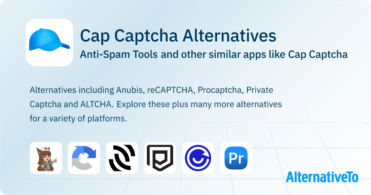 Cap Captcha Alternatives: Top 12 Anti-Spam Tools & Similar Apps ...