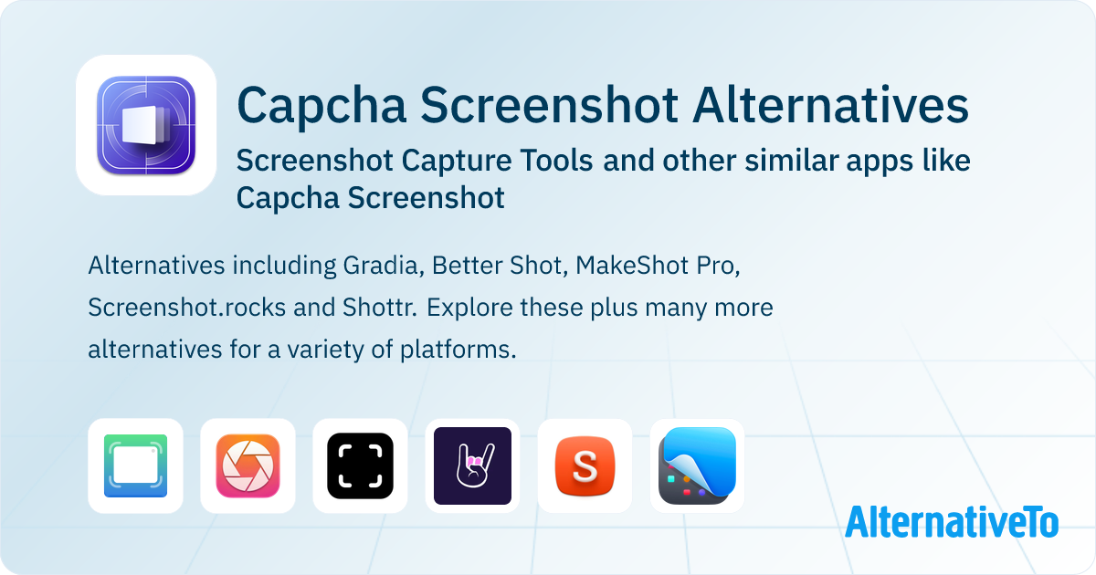 Capcha Screenshot Alternatives: Top 12 Screenshot Capture Tools ...