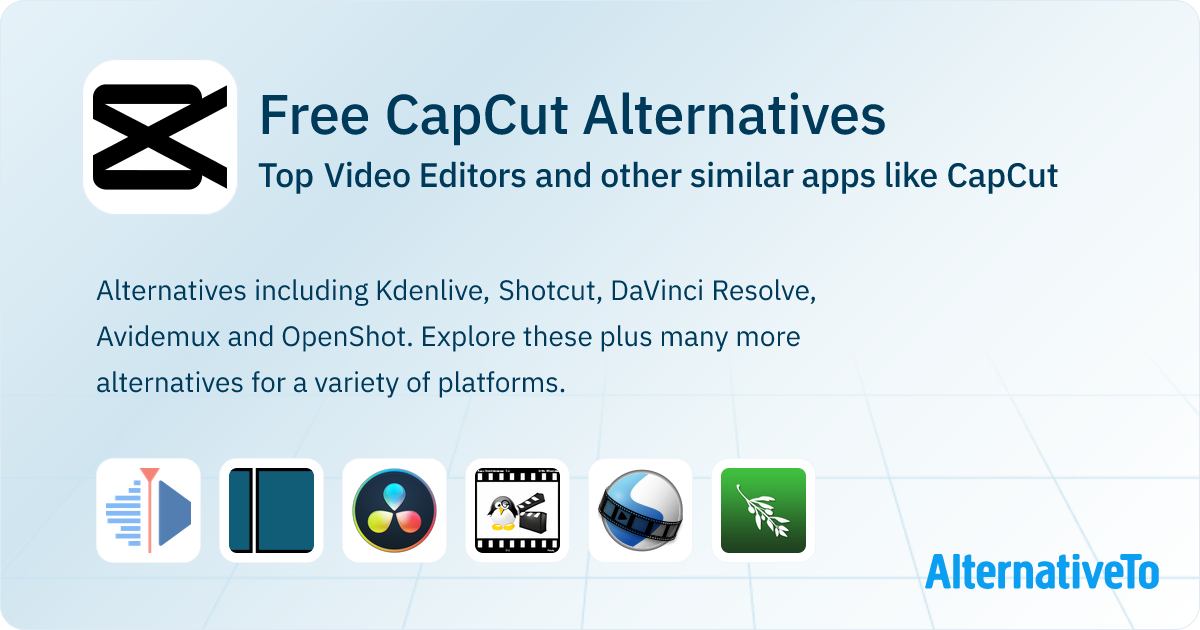 Free CapCut Alternatives: Top 12 Video Editors | AlternativeTo