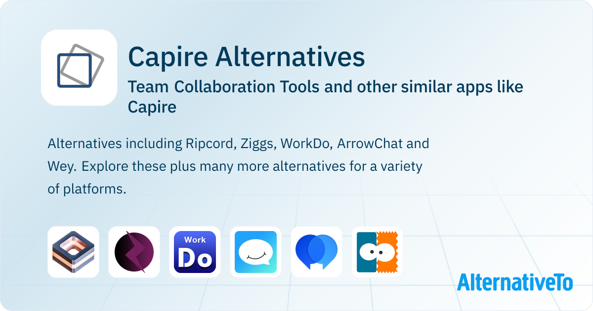 Capire Alternatives: Top 7 Team Collaboration Tools & Similar Apps ...