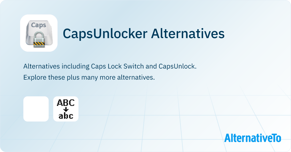 CapsUnlocker Alternatives - Explore Similar Software | AlternativeTo