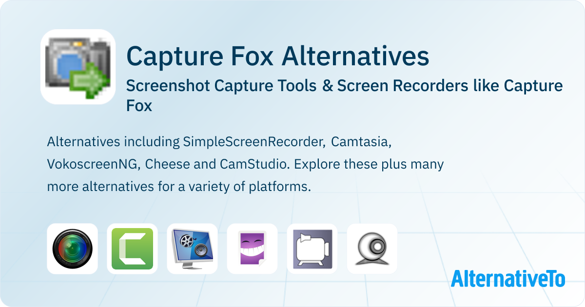 Capture Fox Alternatives: Top 12 Screenshot Capture Tools | AlternativeTo