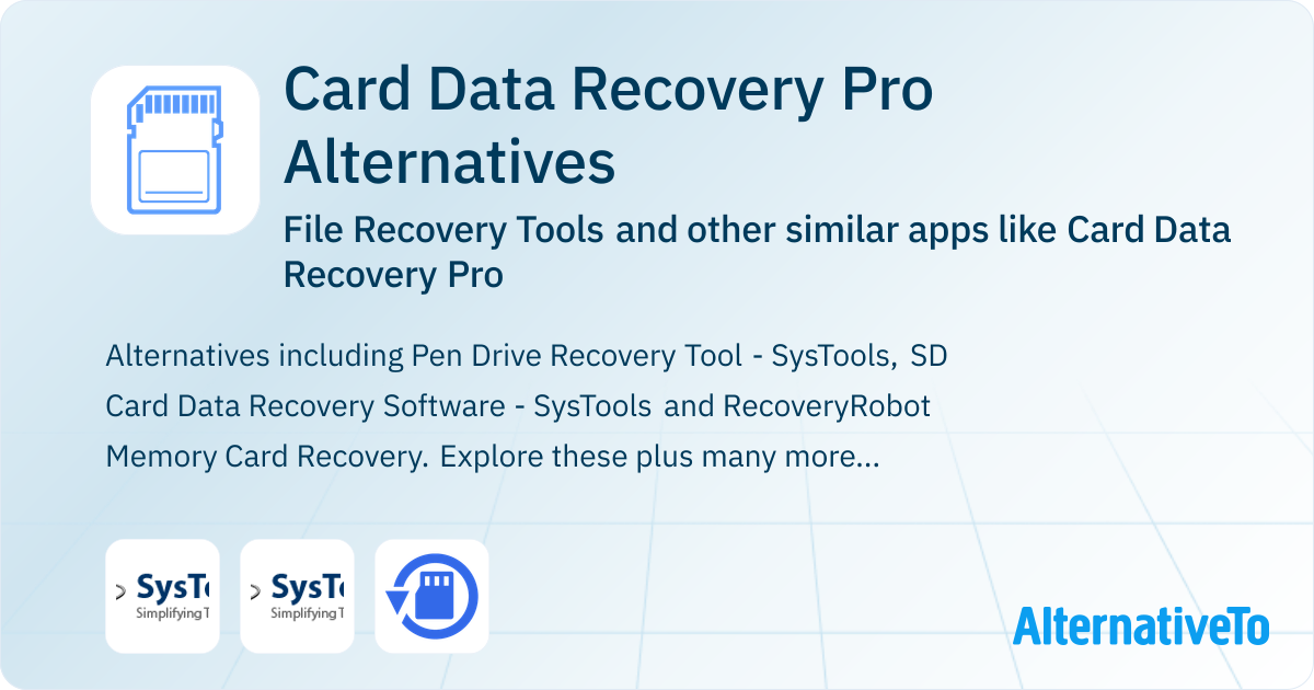 Card Data Recovery Pro Alternatives: Top 3 File Recovery Tools ...