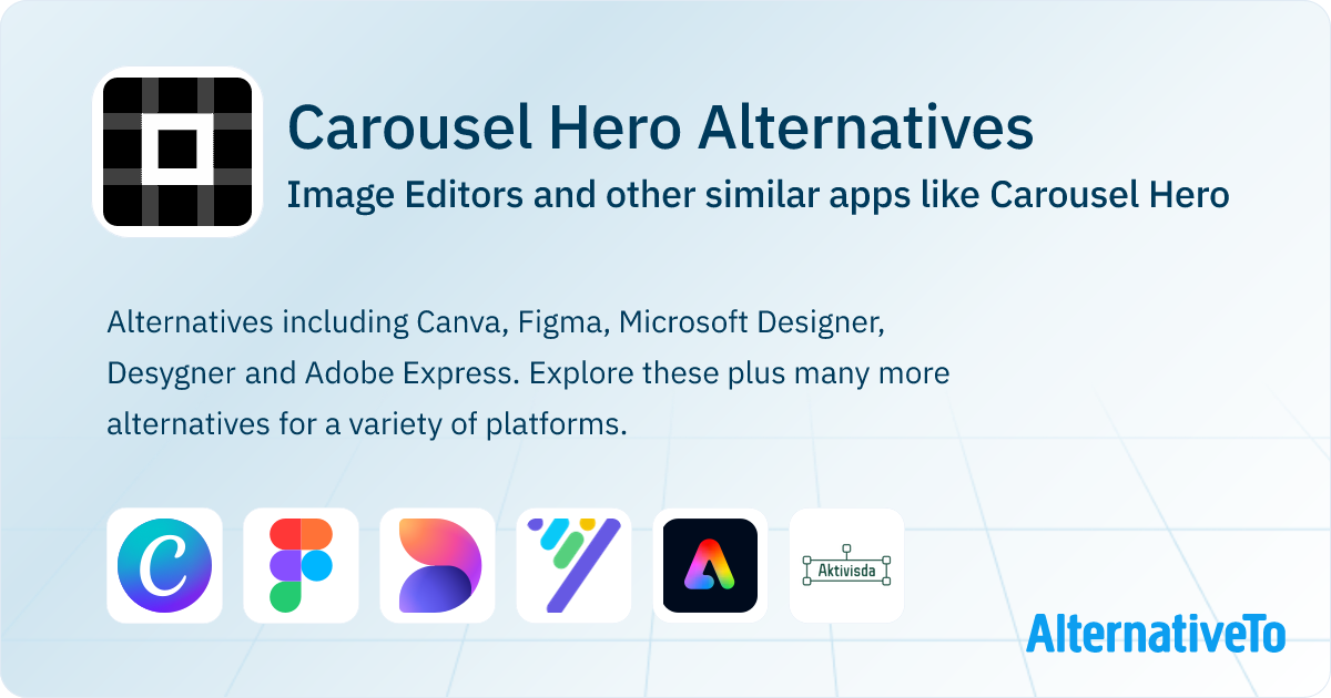 Carousel Hero Alternatives: Top 12 Image Editors & Similar Websites ...