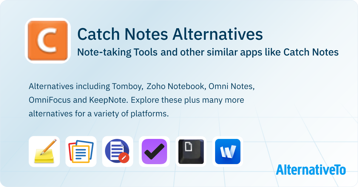 Catch Notes Alternatives: Top 12 Note-taking Tools & Similar Apps ...