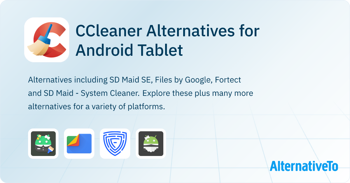 CCleaner Alternatives for Android Tablet: Top 4 System Cleaners ...