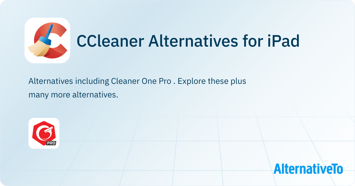 CCleaner Alternatives for iPad: Top 1 System Cleaners | AlternativeTo