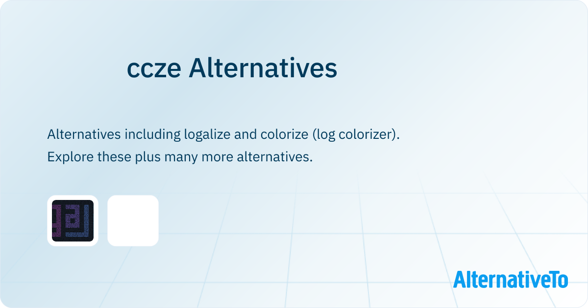 ccze Alternatives - Explore Similar Software | AlternativeTo