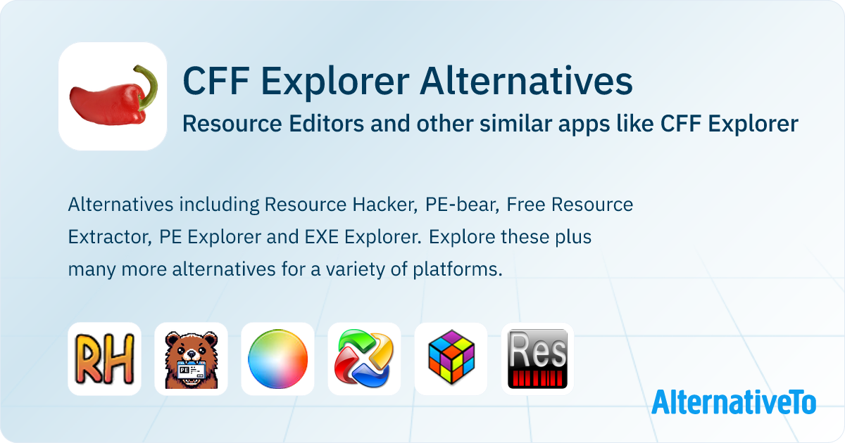 CFF Explorer Alternatives: Top 12 Resource Editors & Similar Apps ...