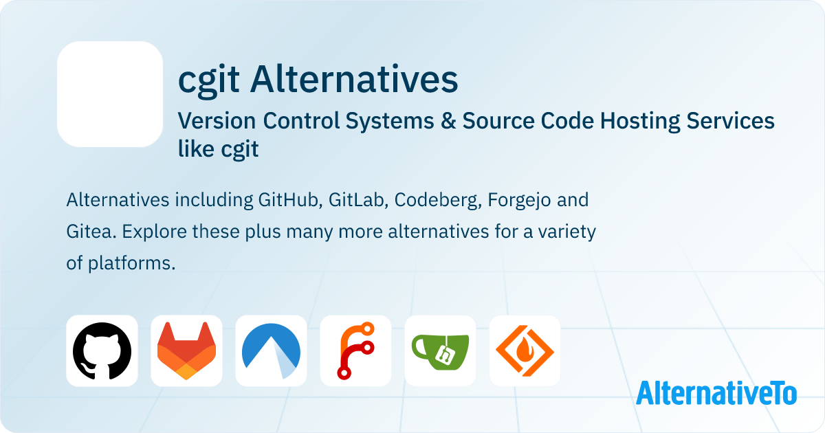 cgit Alternatives: Version Control Systems - Page 5 | AlternativeTo
