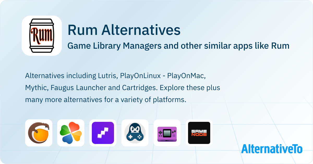 Rum Alternatives: Top 6 Game Library Managers & Similar Apps ...