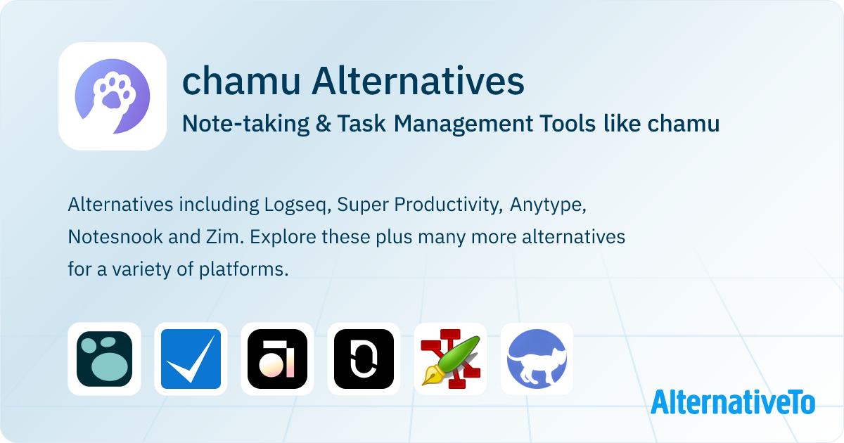 chamu Alternatives: Top 12 Note-taking Tools | AlternativeTo
