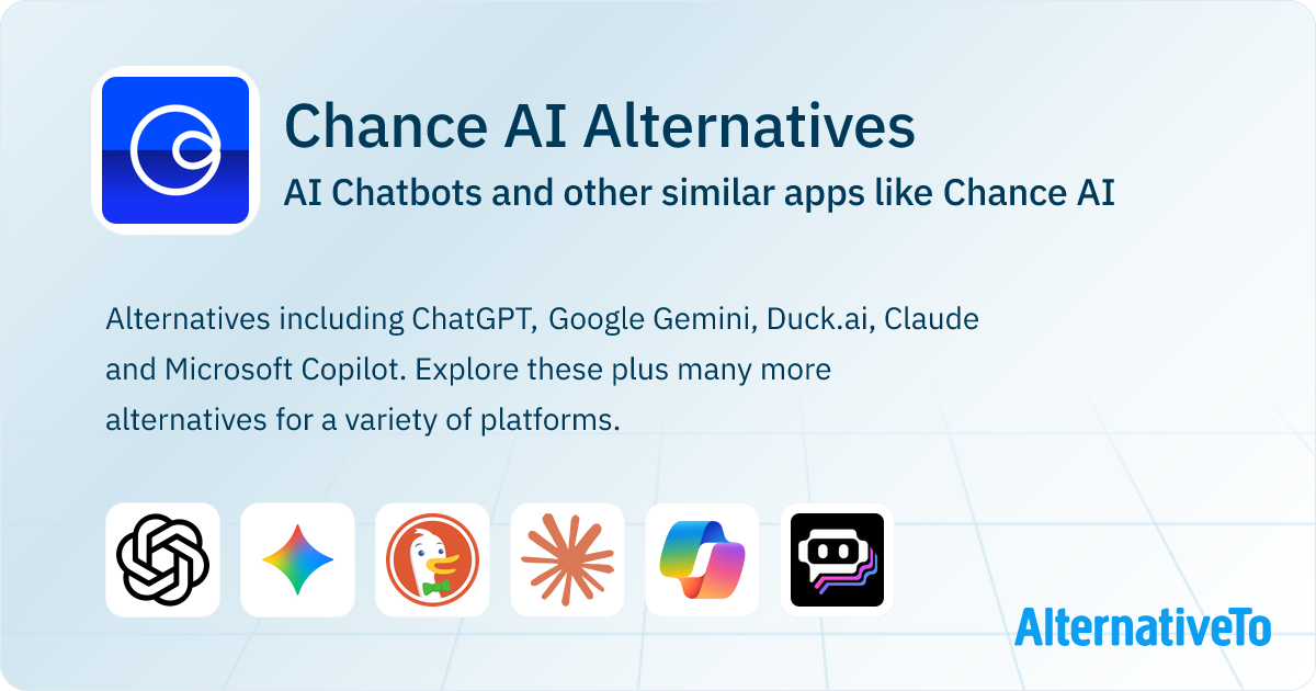 Chance AI Alternatives: Top 9 AI Chatbots & Similar Apps | AlternativeTo