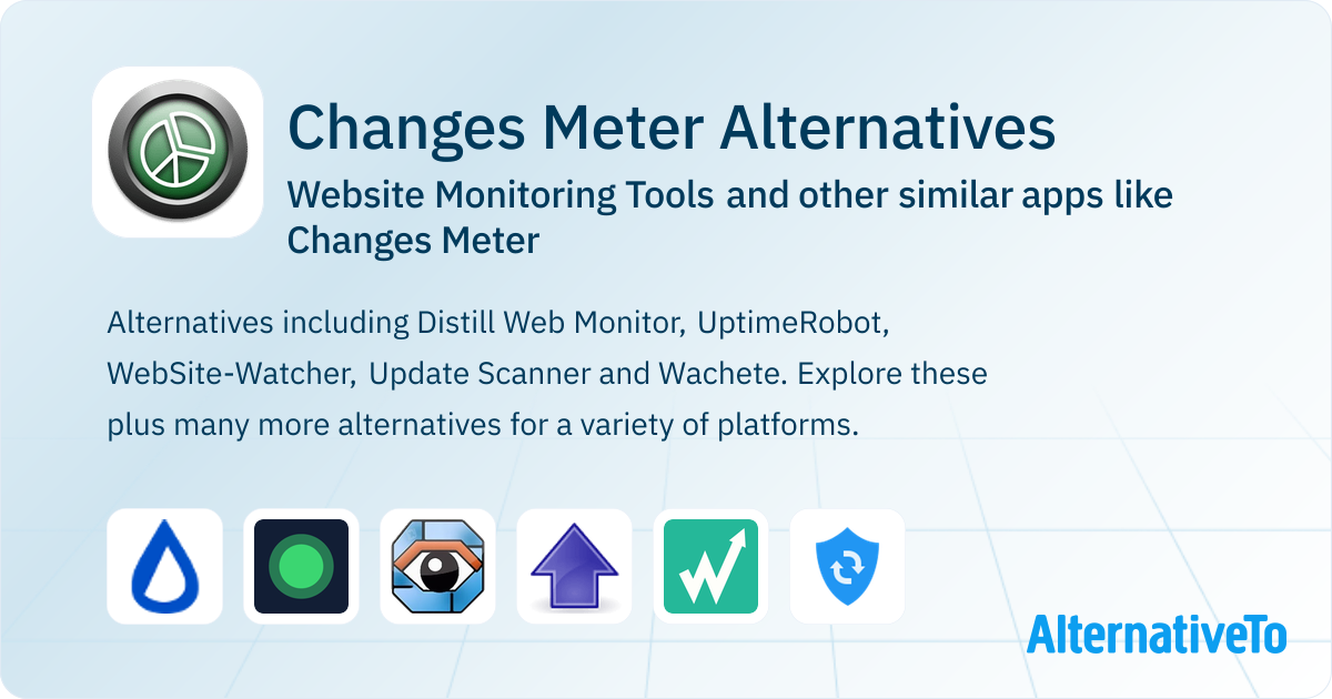 Changes Meter Alternatives: Top 15 Website Monitoring Tools & Similar ...