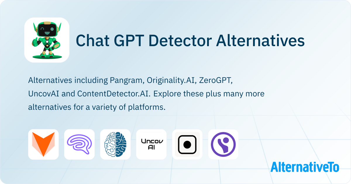 Chat GPT Detector Alternatives - Explore Similar Sites & Apps ...