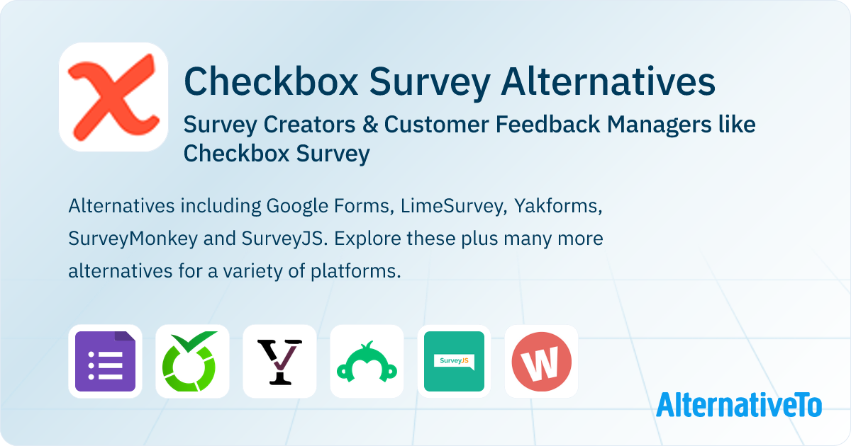 Checkbox Survey Alternatives: Top 12 Survey Creators | AlternativeTo