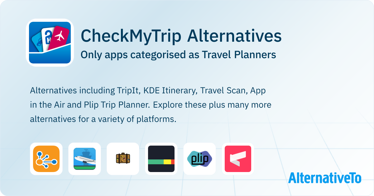 CheckMyTrip Alternatives: Top 12 Travel Planners | AlternativeTo