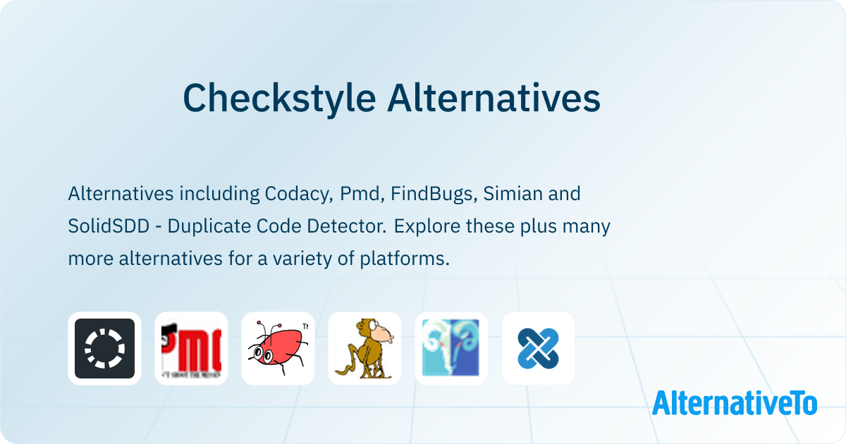 Checkstyle Alternatives - Explore Similar Software | AlternativeTo