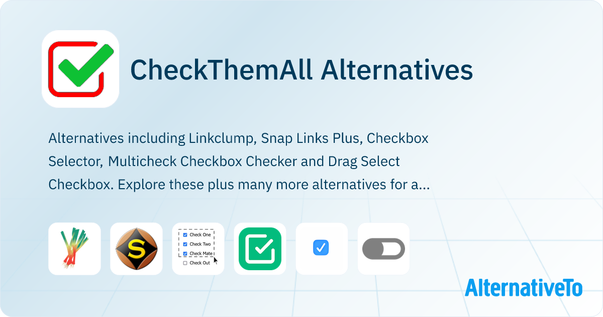 CheckThemAll Alternatives - Explore Similar Extensions & Add-Ons ...
