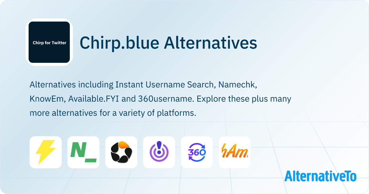 Chirp.blue Alternatives - Explore Similar Sites & Apps | AlternativeTo