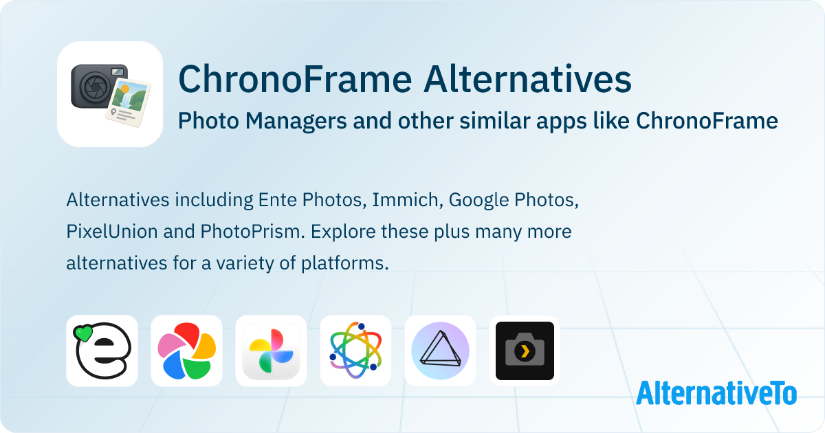 ChronoFrame Alternatives: Top 20 Photo Managers & Similar Apps ...