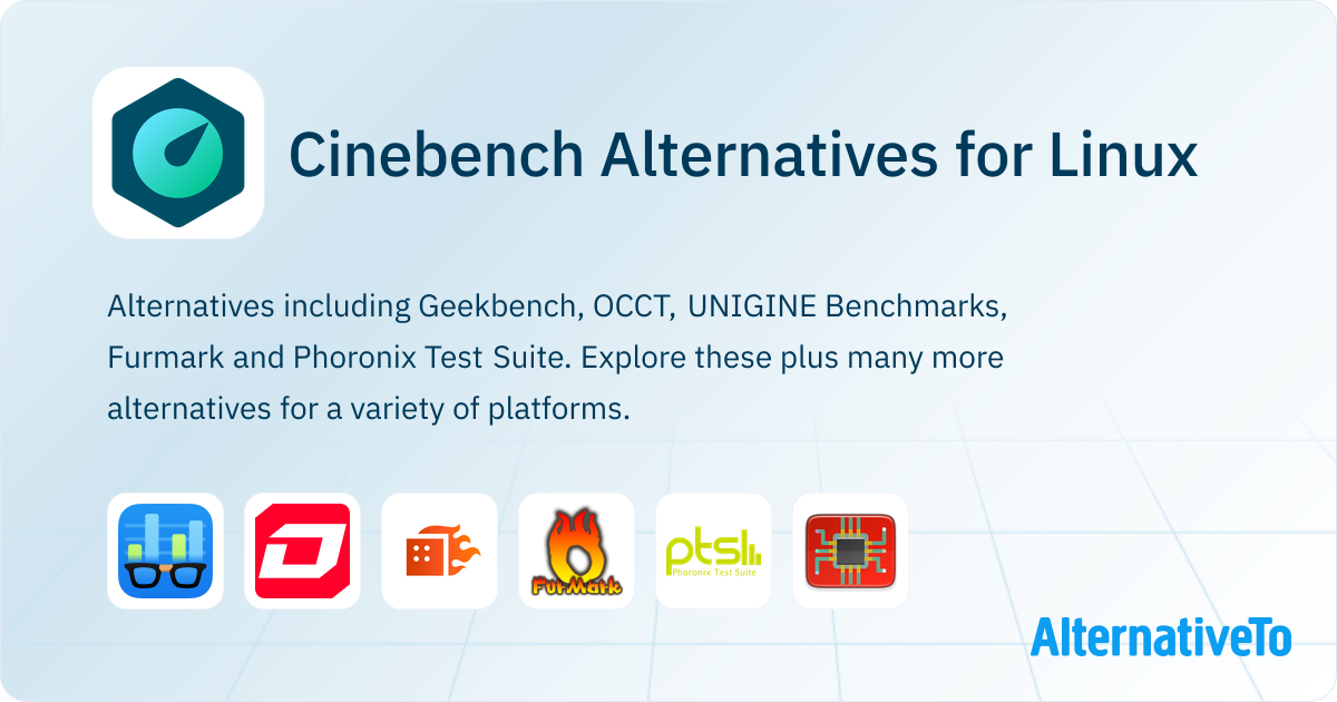 Cinebench Alternatives for Linux: Top 10 Benchmark Tools & Similar Apps ...
